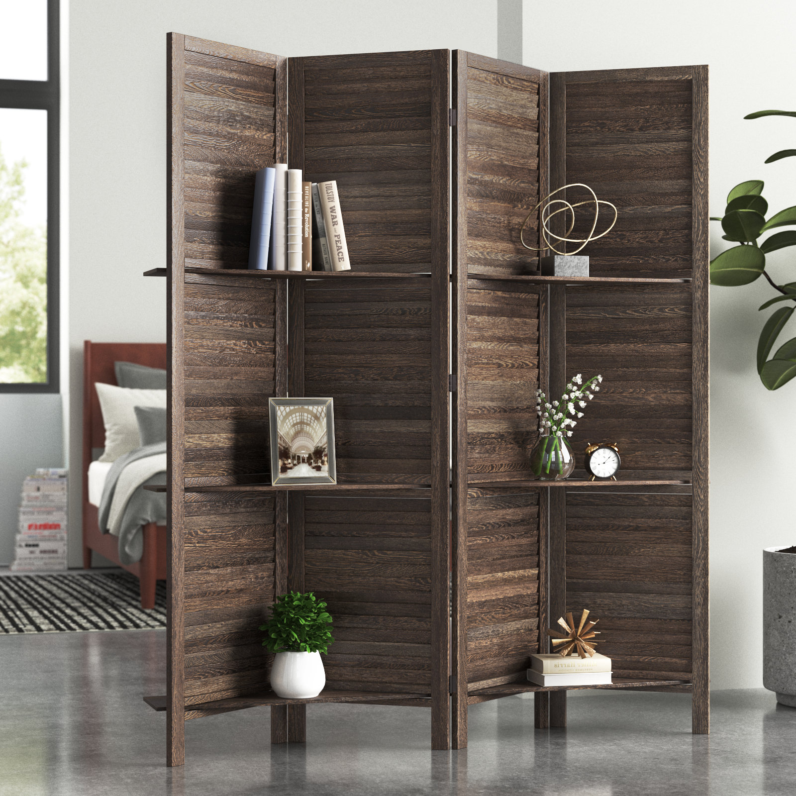 Wooden room divider store